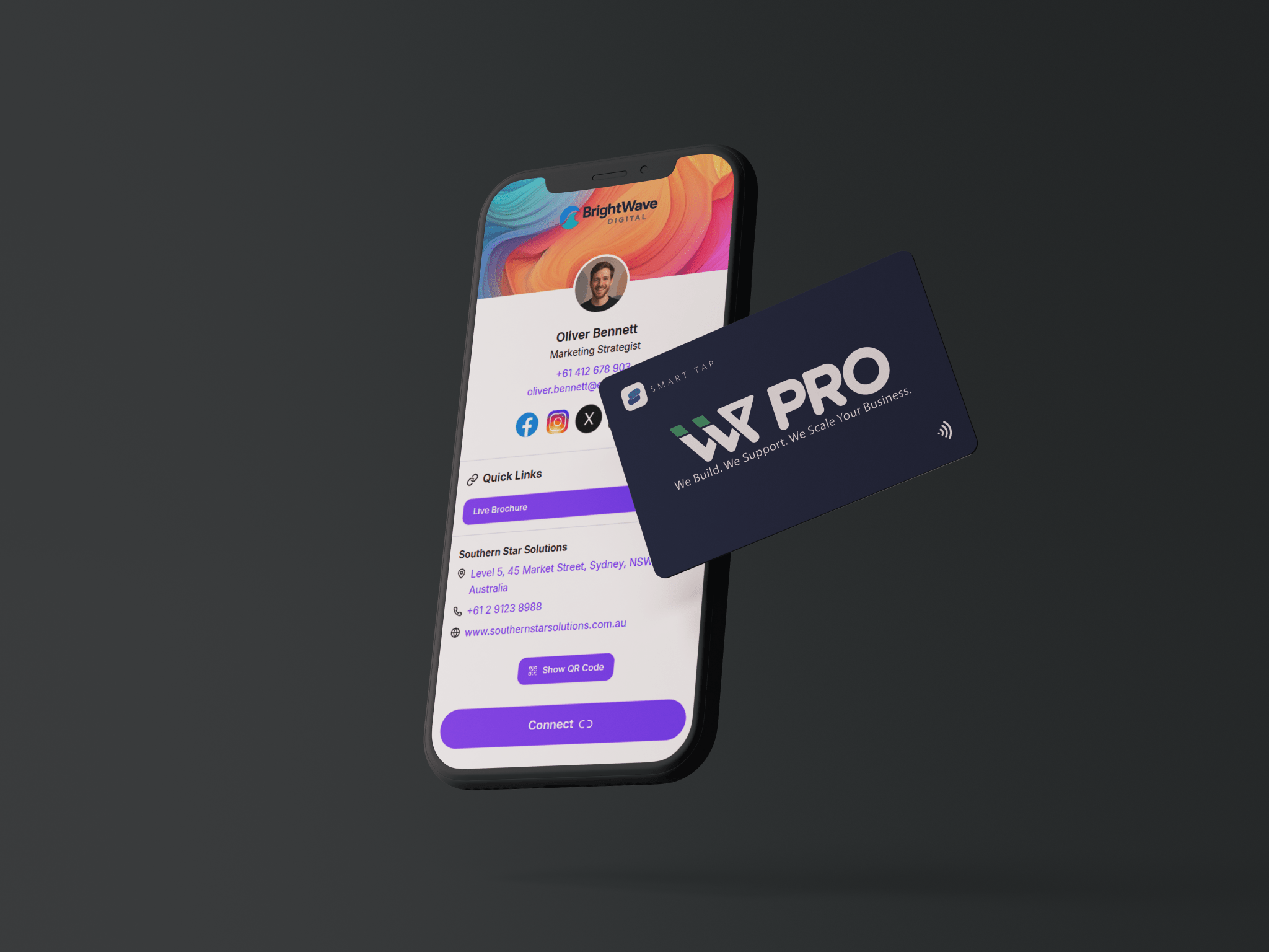 Custom Branded Digital Business Card Australia | Smart Tap
